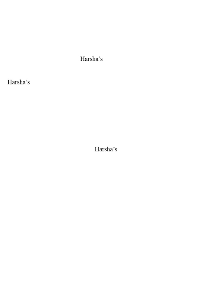 Harsha's Empire & Governance | PDF