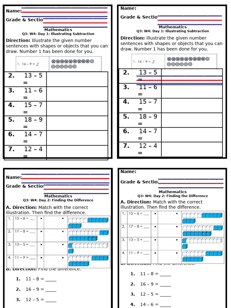 g1 q3 w4 Math Las | PDF | Mathematics | Grammar
