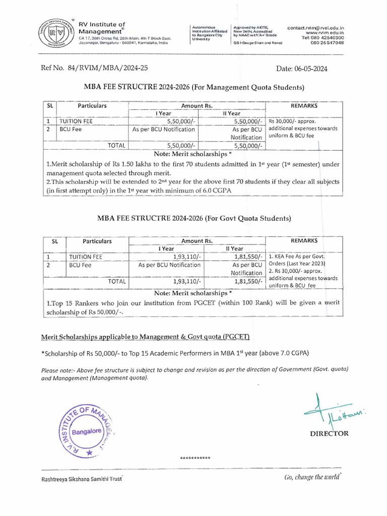 MBA-Fee-Structure-2024-26 | PDF