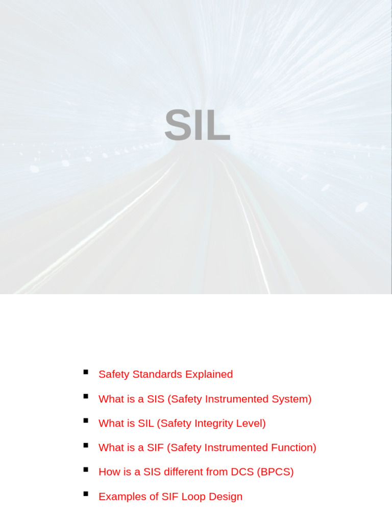 SIL Study | PDF | Safety | Systems Engineering