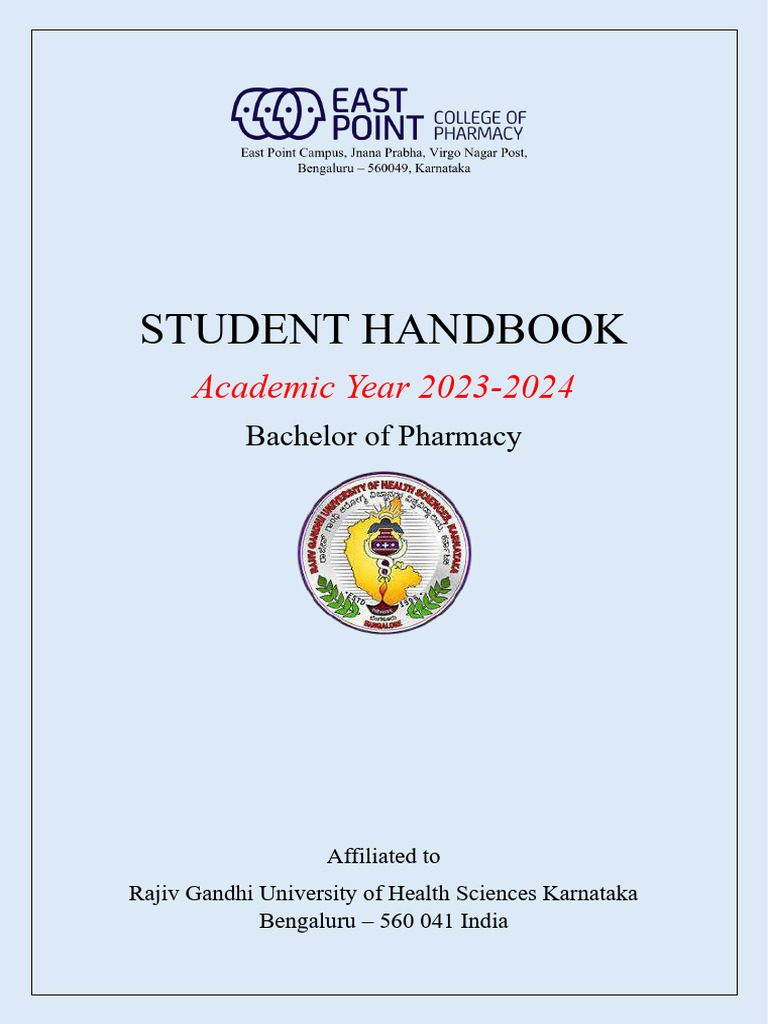 EPCP Handbook Bpharma | PDF | Pharmacokinetics | Pharmacology