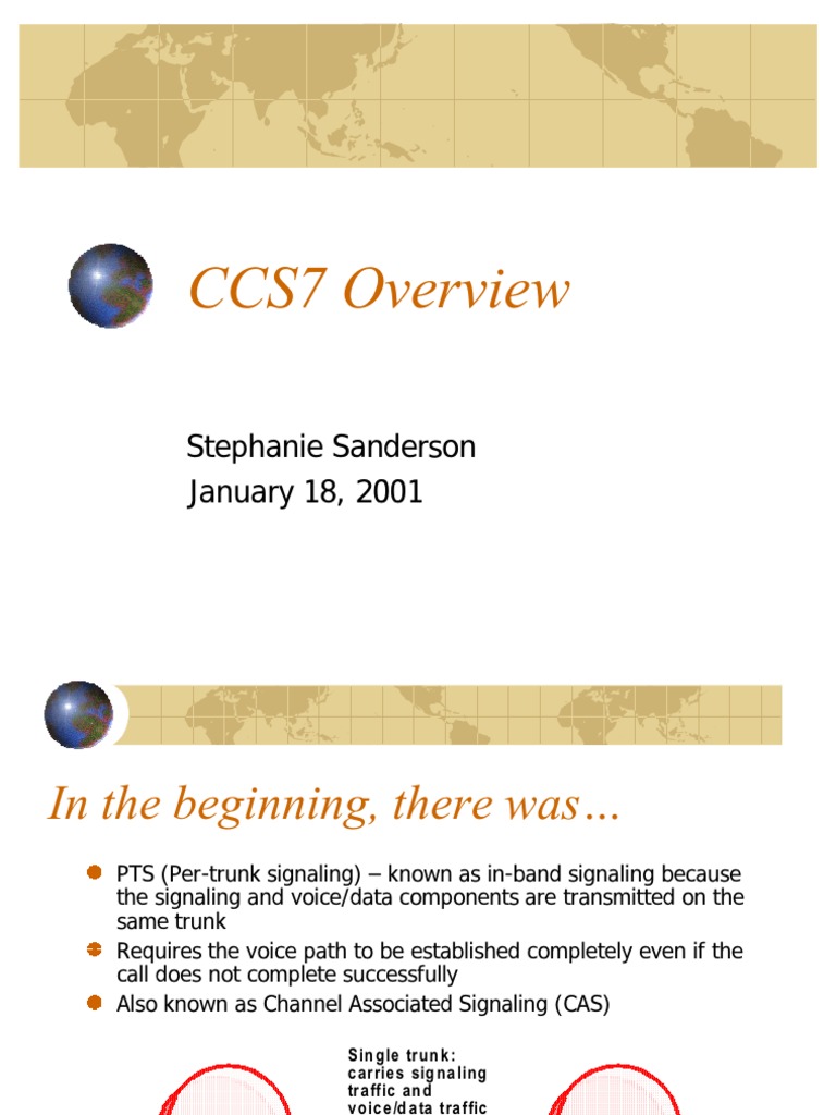 CCS7 Overview | PDF | Network Protocols | Computer Network
