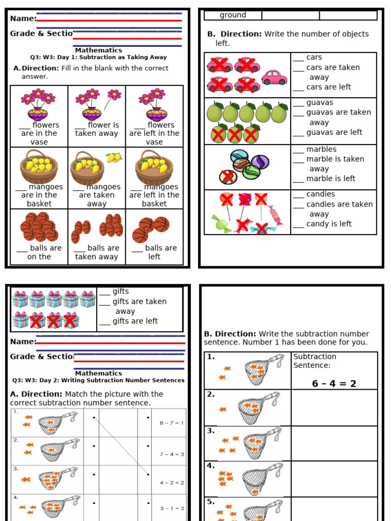 G1-Q3-W3-MATH-LAS | PDF | Arithmetic | Elementary Mathematics