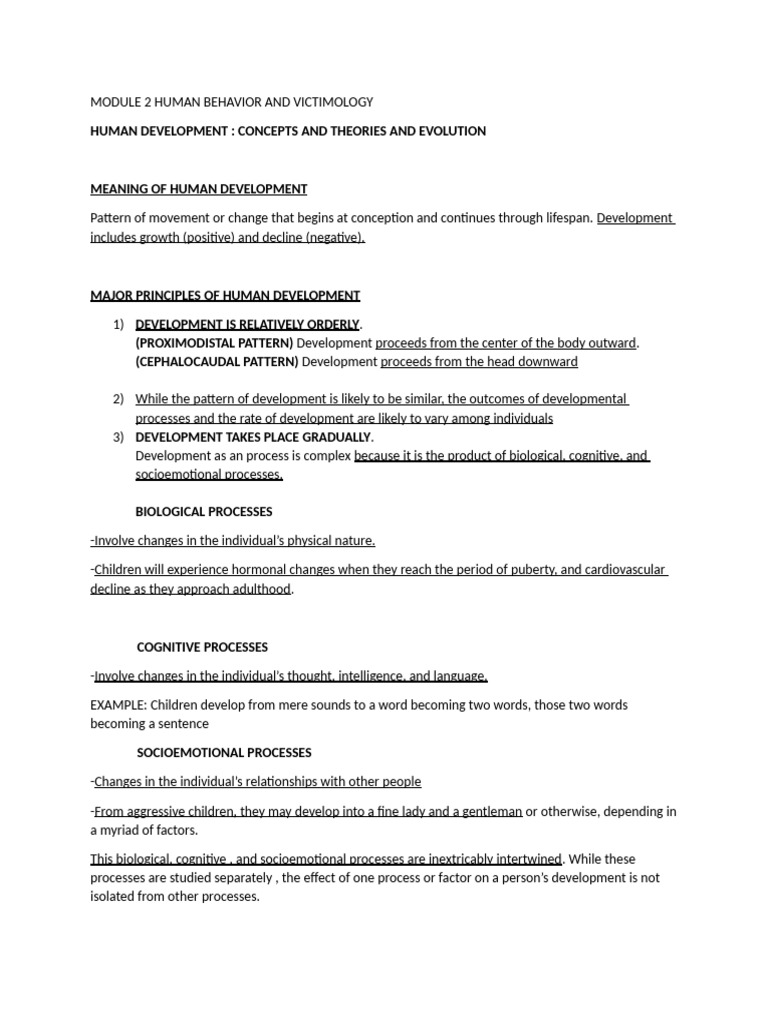 Module 2 Human Behavior and Victimology 2 | PDF | Self Actualization | Id