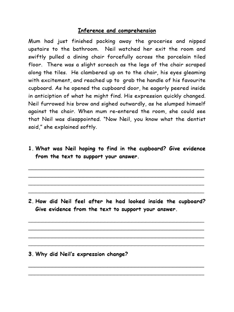P5a Wednesday Reading Comprehension | PDF
