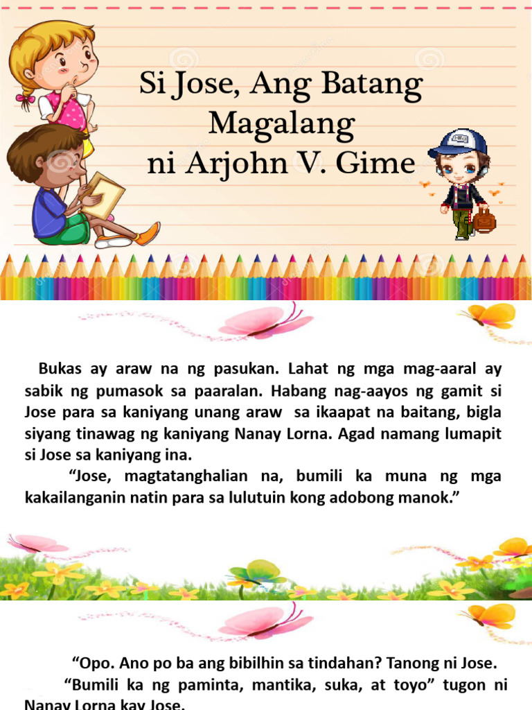 Si Jose, Ang Batang Magalang | PDF