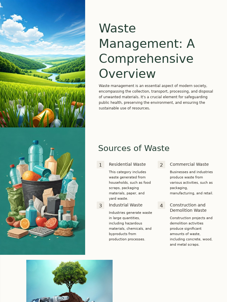 Comprehensive Waste Management Guide | PDF | Waste | Reuse