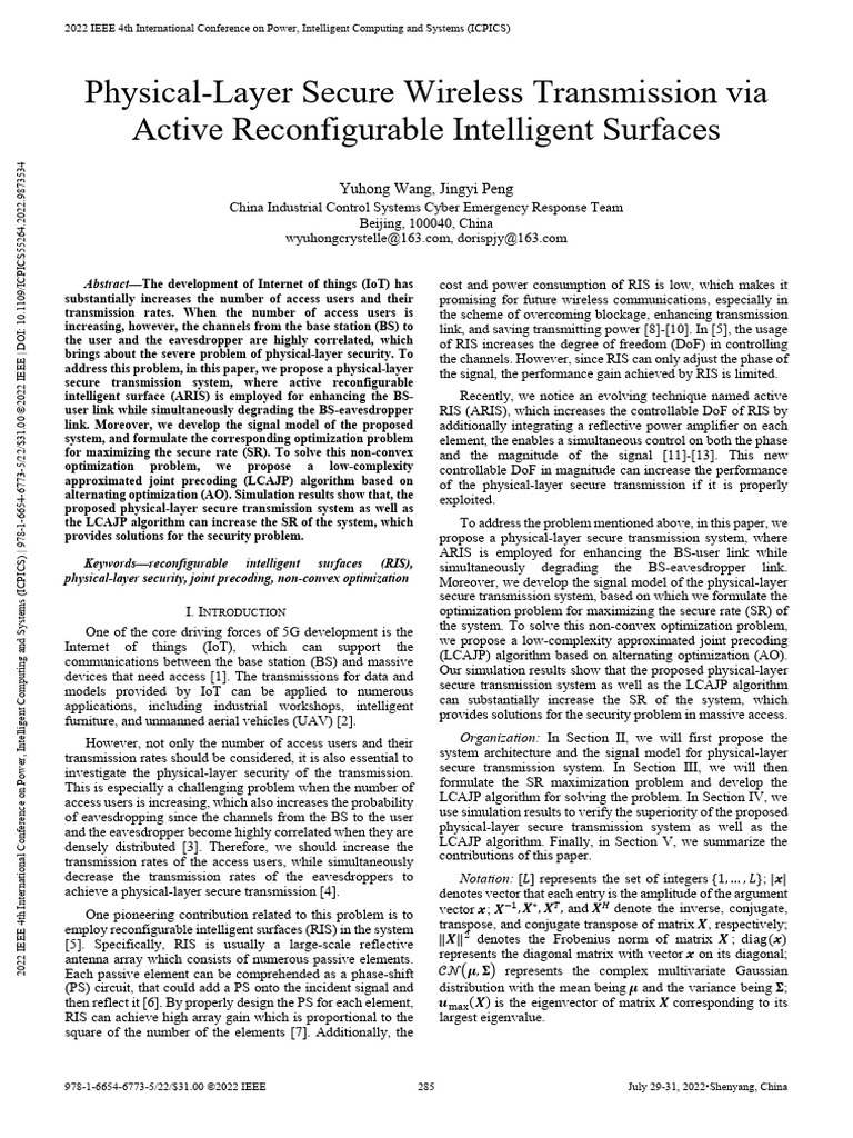 Physical-Layer_Secure_Wireless_Transmission_via_Active_Reconfigurable_Intelligent_Surfaces | PDF ...