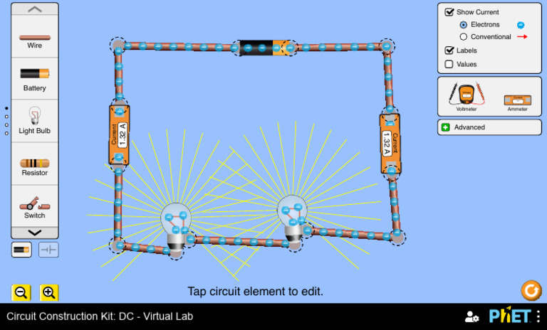 ‪Circuit Construction Kit DC - Virtual Lab‬ 2 | PDF