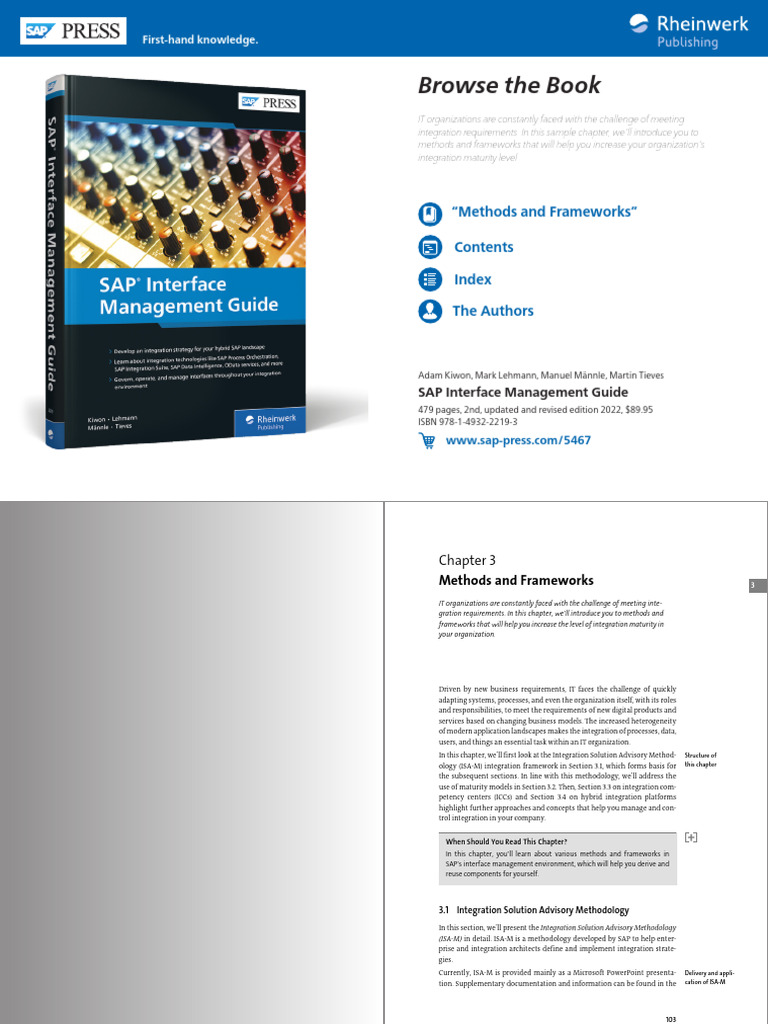 Reading Sample Sap Press Sap Interface Management Guide | PDF | Cloud Computing | Matrix ...