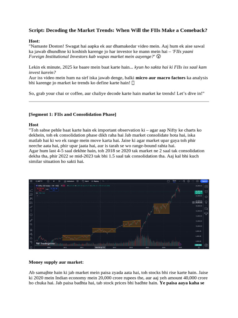 Decoding The Market Trends | PDF | Macroeconomics | Trade