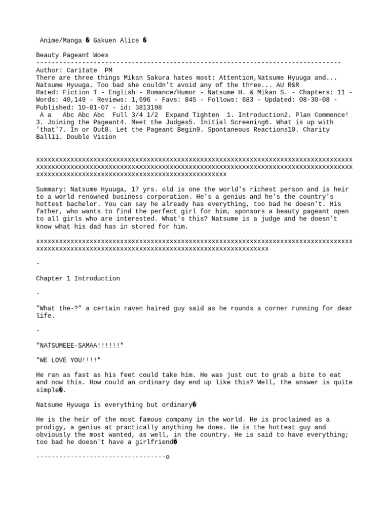 Beauty Pageant Woes | PDF