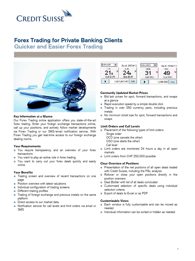 Forex Trading Factsheet EN | PDF | Foreign Exchange Market | Service ...