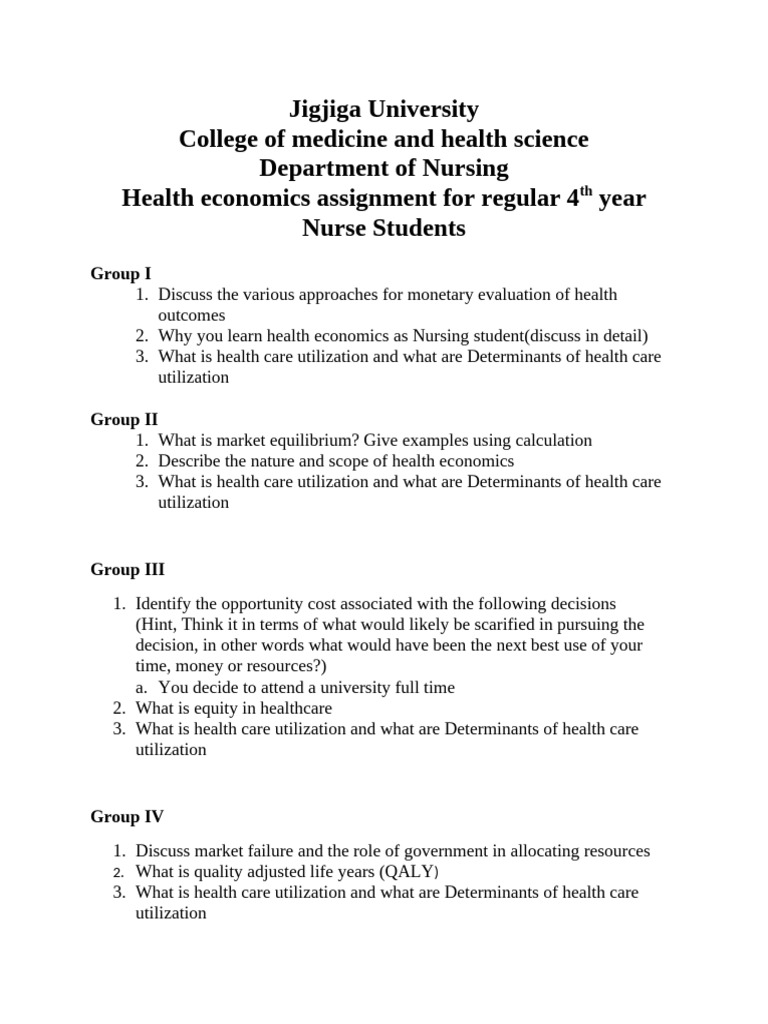 HE Assignment Re | PDF