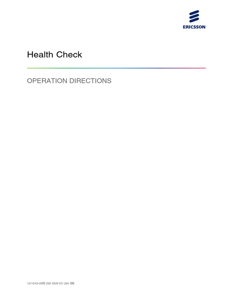 SGSN Healthcheck Procedure | PDF | Data | Command Line Interface