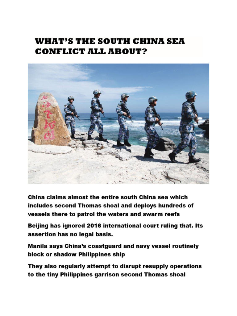 South China Sea Conflict | PDF