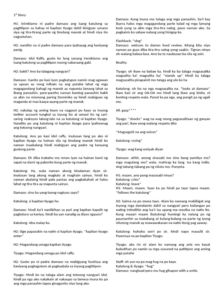 Piling Larang SCRIPT | PDF