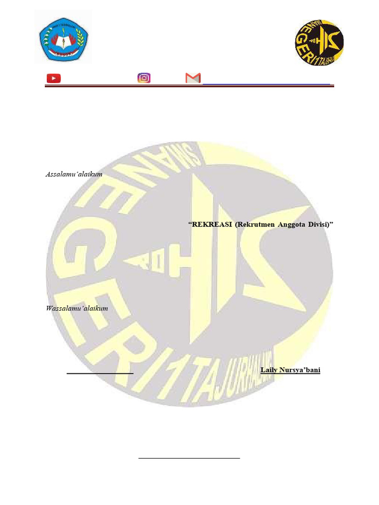002 - Undangan REKREASI | PDF