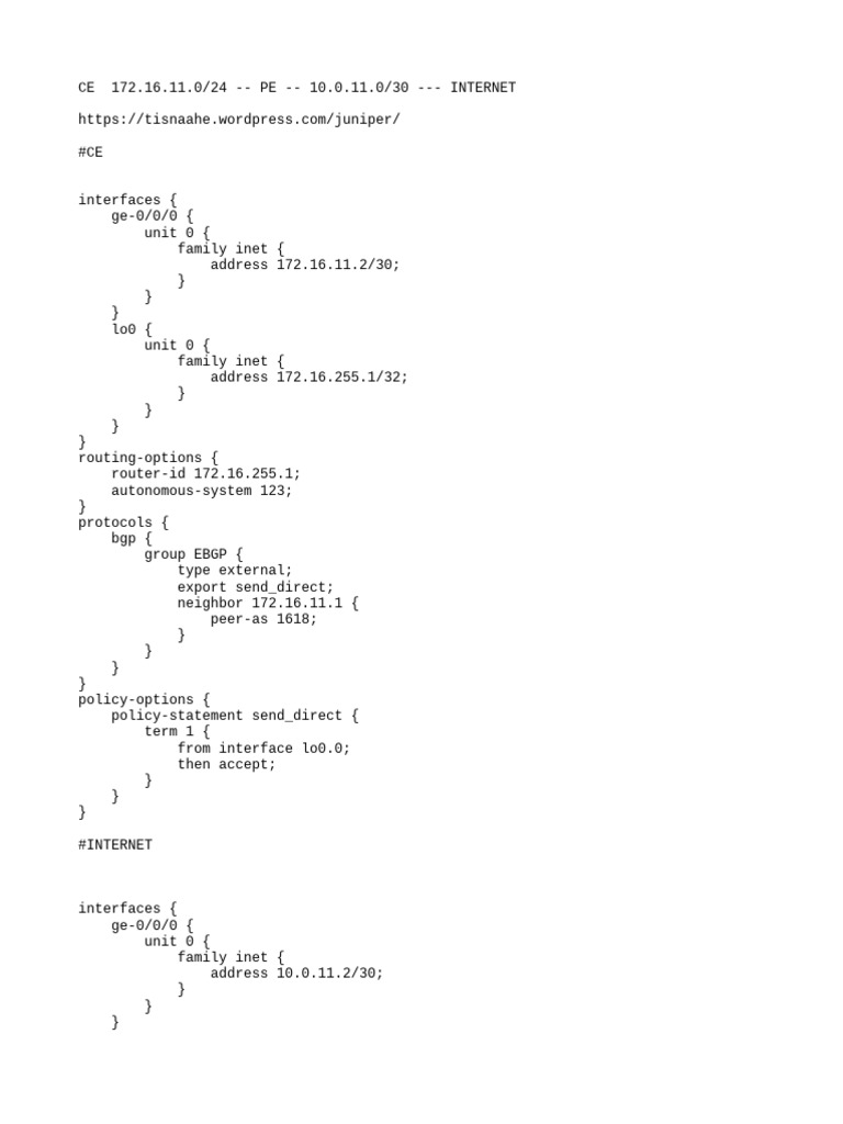 Juniper | PDF | Data Transmission | Computer Engineering