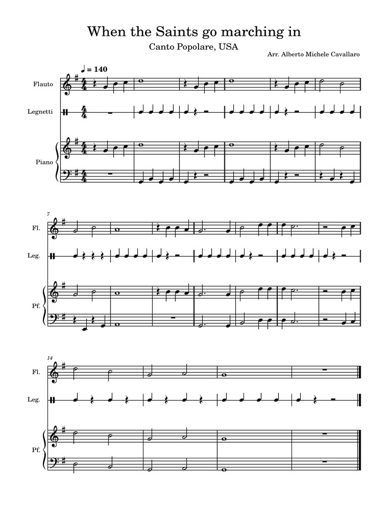 When The Saints Go Marching in | PDF