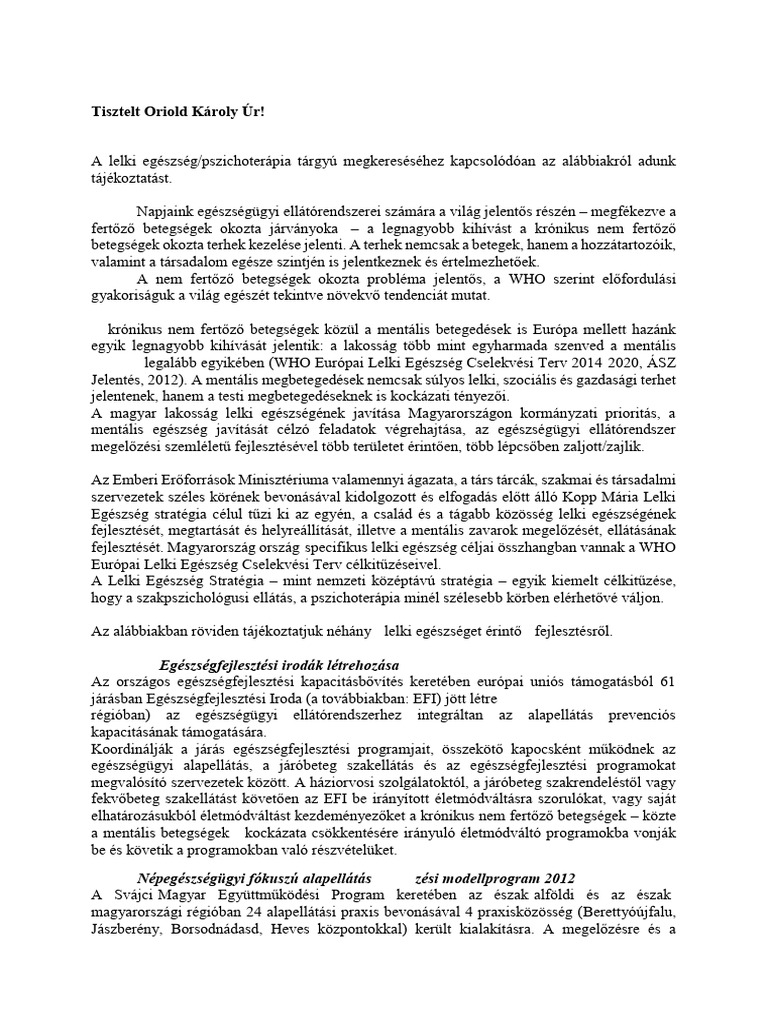 Válasz - EMMI - Dr. Majzik Molnár Edit | PDF