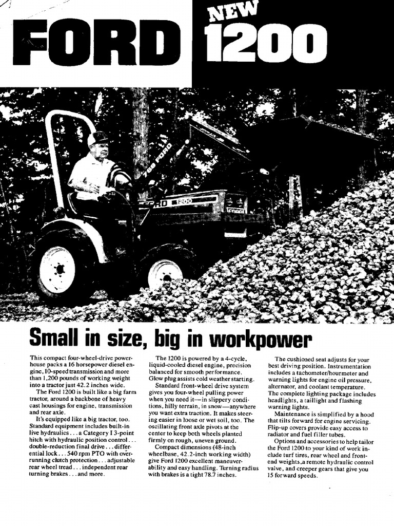 Ford 1200 | PDF