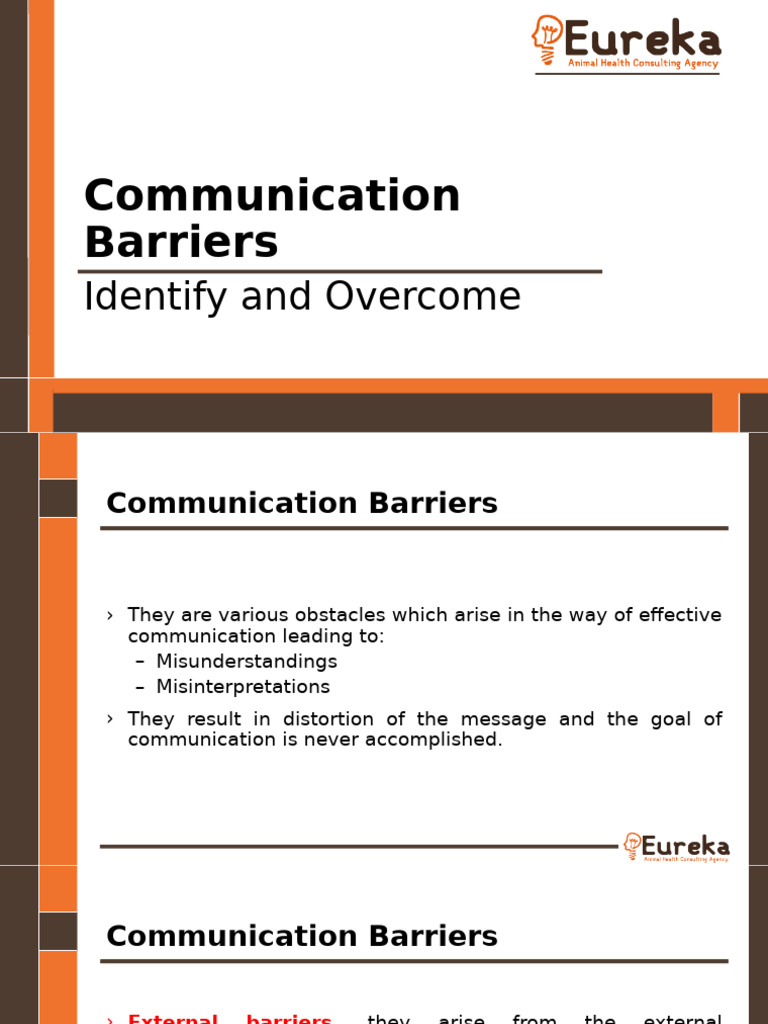 Overcoming Communication Barriers | PDF | Communication | Speech