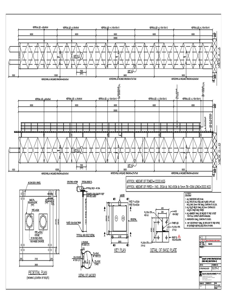 DG Chimney Structure Sheet 2 | PDF