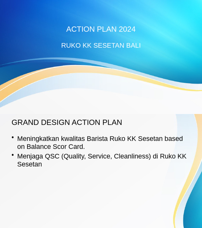 Action Plan 2024 | PDF