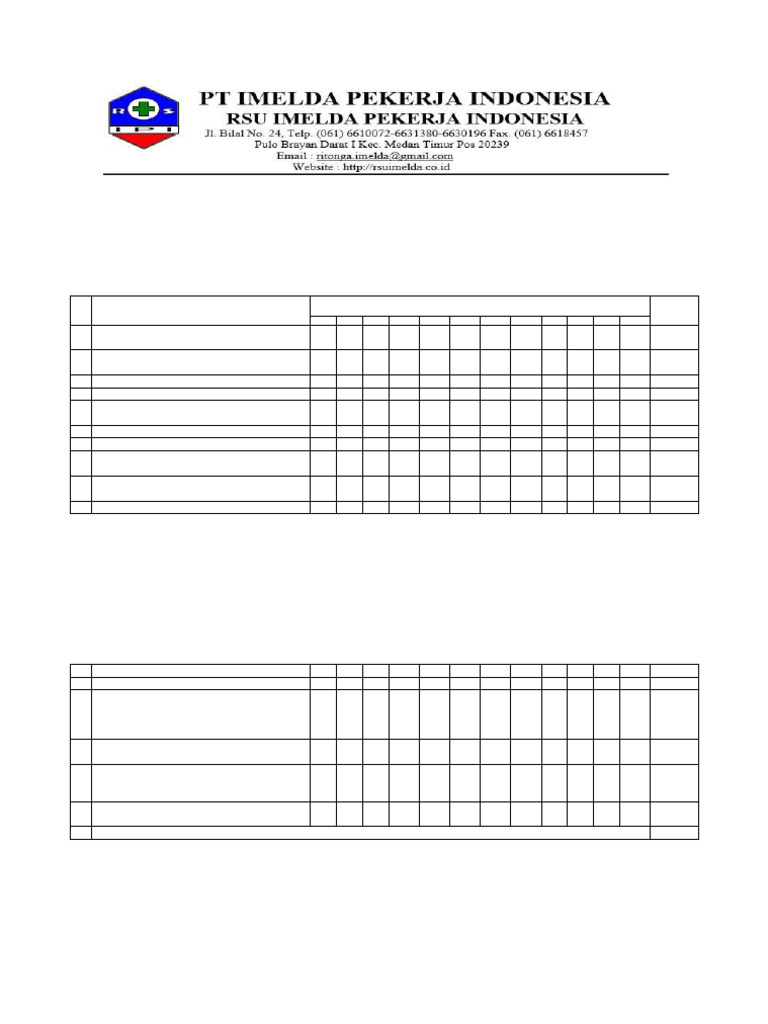LOGBOOK KEGIATAN BULANAN STAFF REKAM MEDIK (Mustamil Alwi Dasopang) | PDF