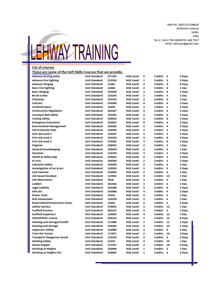 Soft Skills & Equipment Training | PDF | Loader (Equipment) | Crane ...