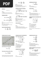 Surveying 1 Formulas | PDF | Errors And Residuals | Measurement