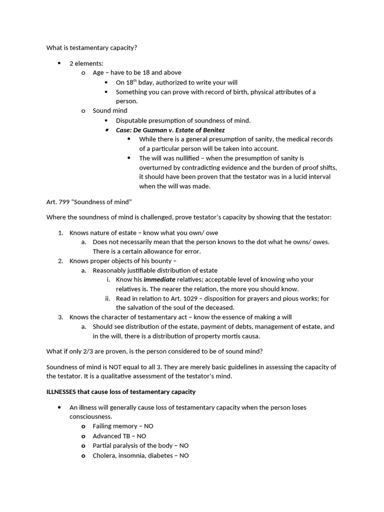 SUCCESSION_day4 | PDF | Will And Testament | Legal Documents