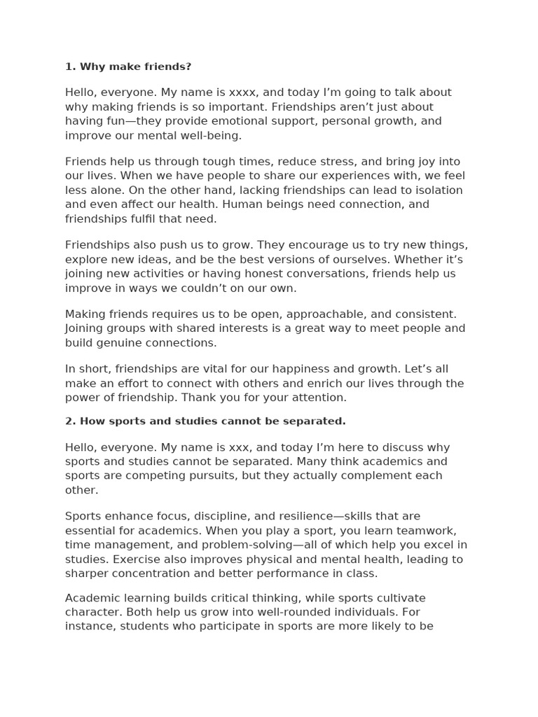 Intermediate Second Year Presentation Skills | PDF | Communication ...