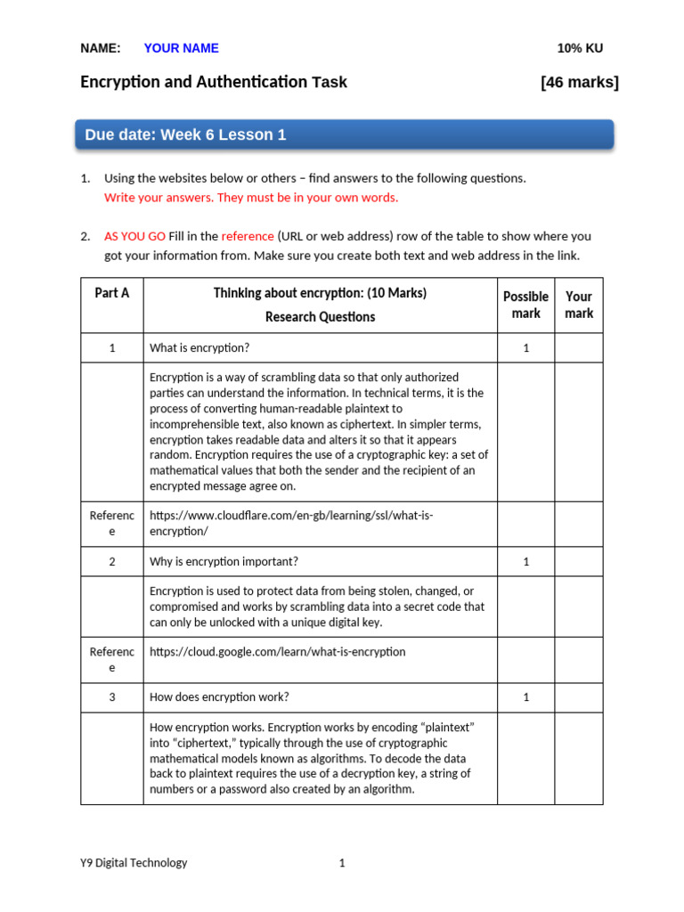 Encryption Research Task 24S1 | PDF | Key (Cryptography) | Encryption