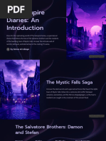 The Vampire Diaries, Explained | PDF | Damon Salvatore | The Vampire ...