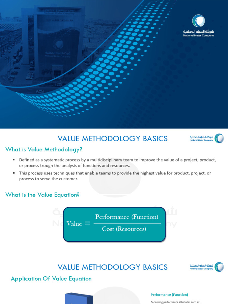 PML-013-HUM-002-02 Value Engineering Training - en | PDF | Water | Methodology