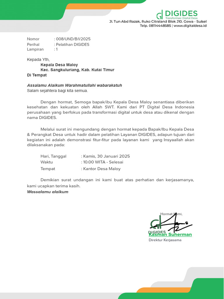 Undangan Dan Rundown Maloy | PDF