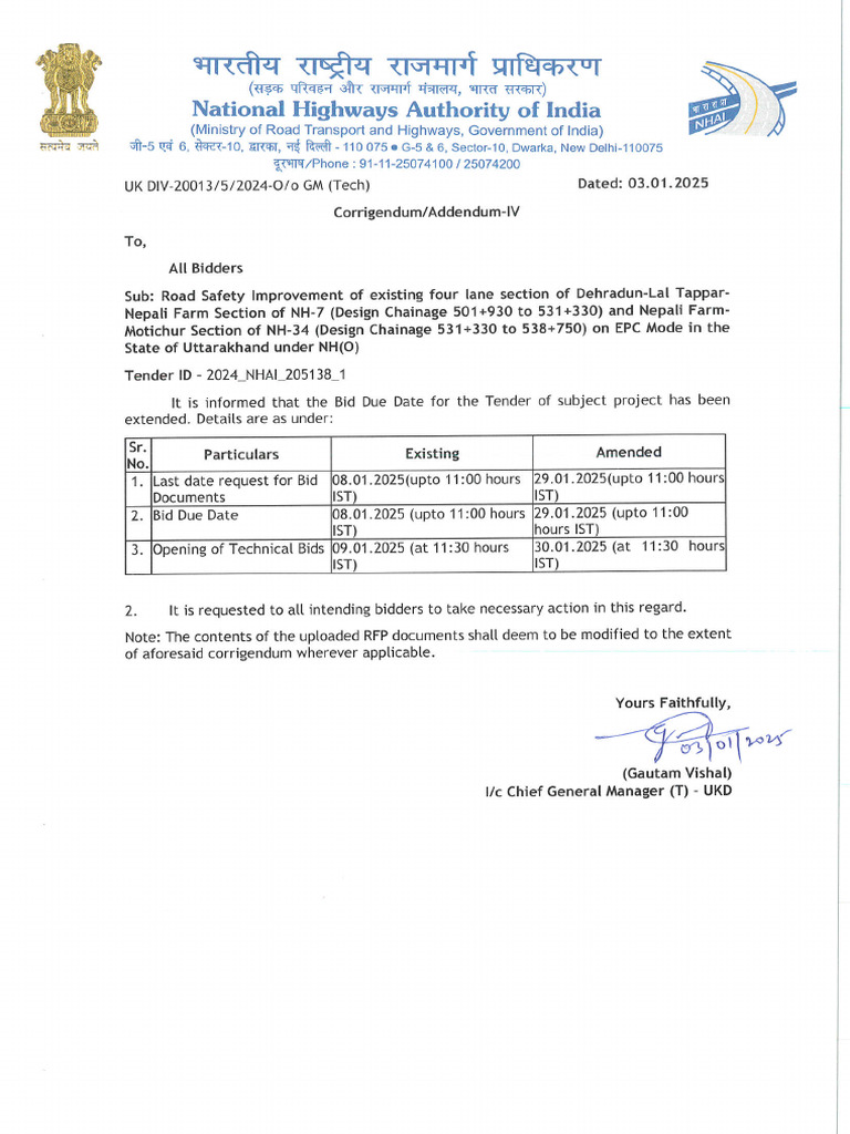 Corrigendum-IV (3) | PDF