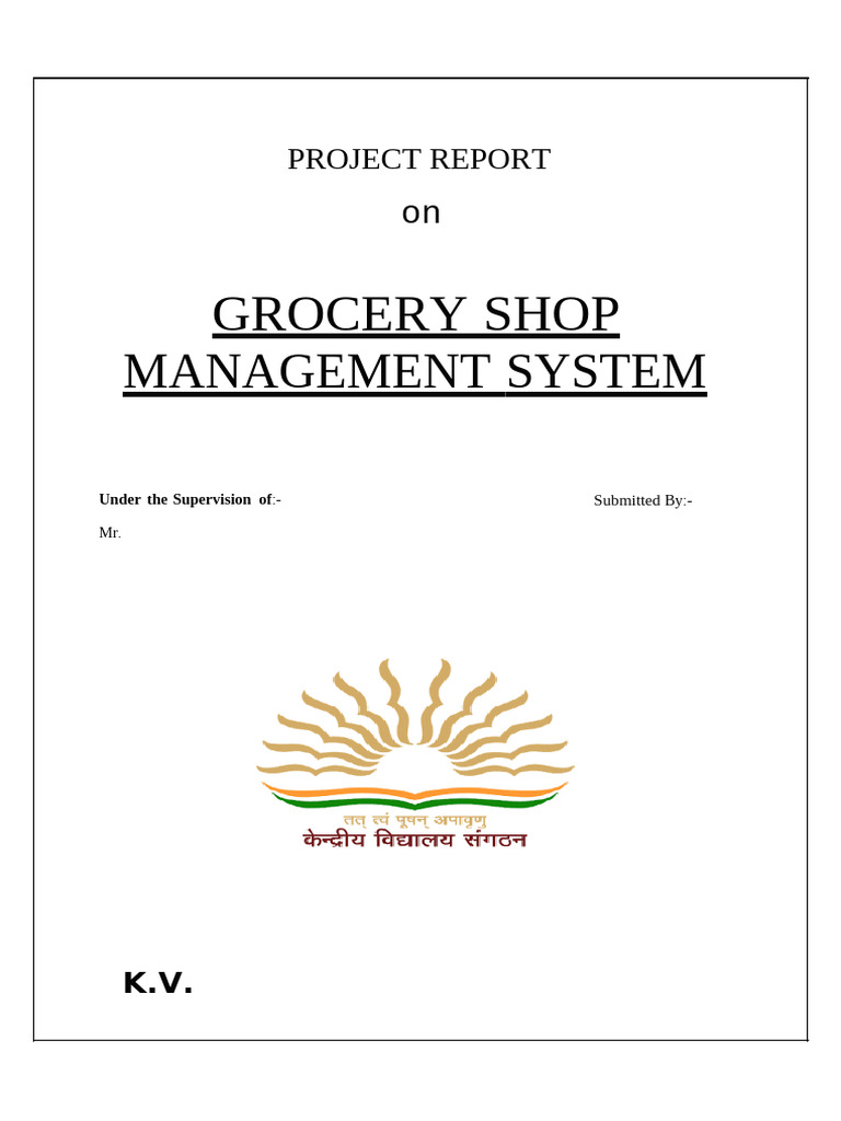Free Grocery Shop Management Software | PDF | Software Development ...