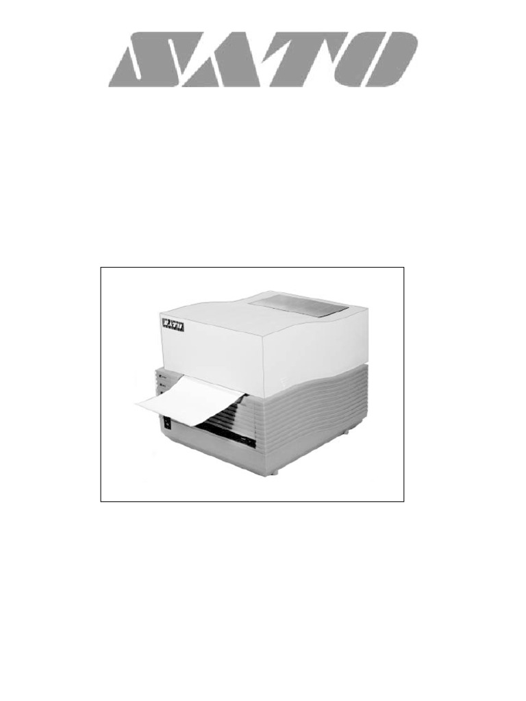 SATO CT Series Printer Service Manual | PDF | Printer (Computing ...