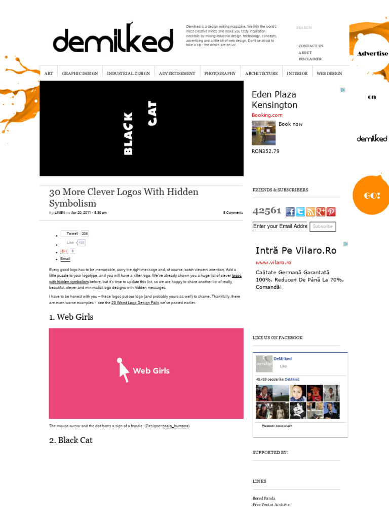 30 More Clever Logos With Hidden Symbolism DeMilked | PDF | Design