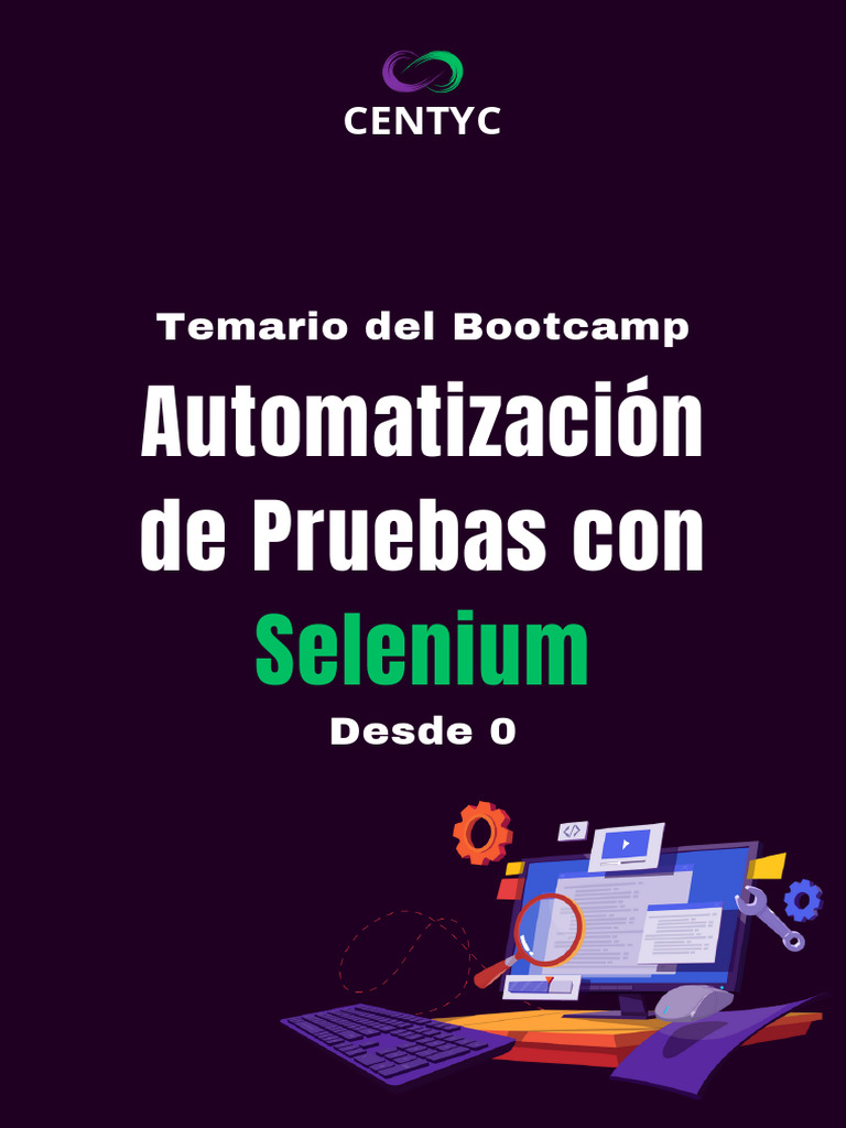 Temario Bootcamp Selenium | PDF | Selenio (software) | Java (lenguaje de programación)