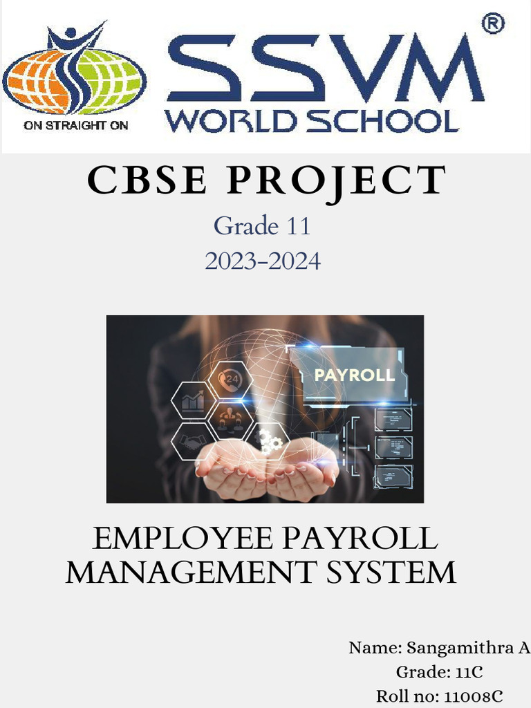 Employee Payroll Management System 20250104 232901 0000 | PDF | Python (Programming Language ...