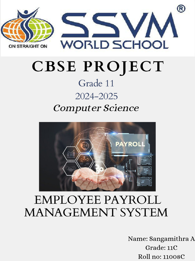Employee Payroll Management System 20250106 181717 0000 | PDF ...