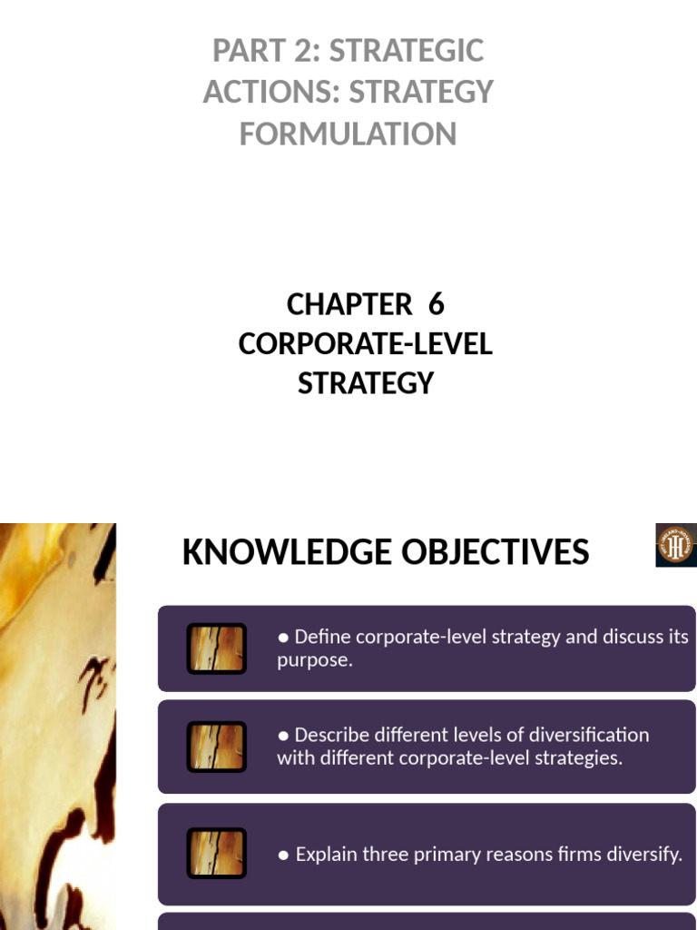 Chapter 6 Diversification | PDF | General Electric | Diversification ...