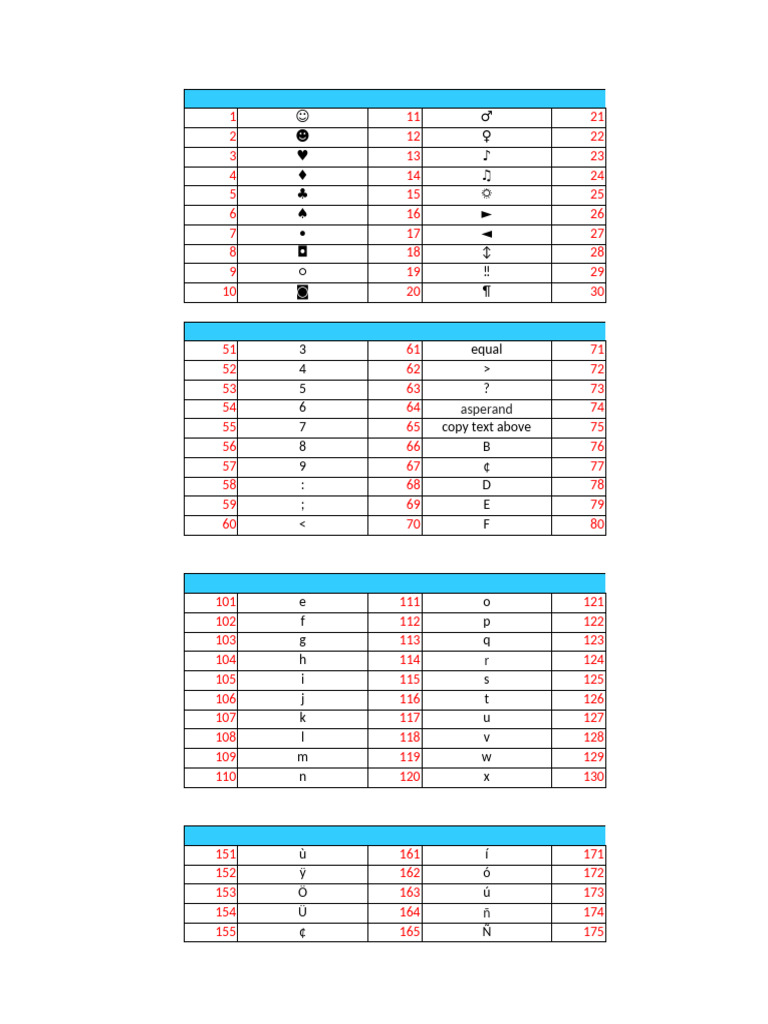 Alt Key Shortcuts | PDF