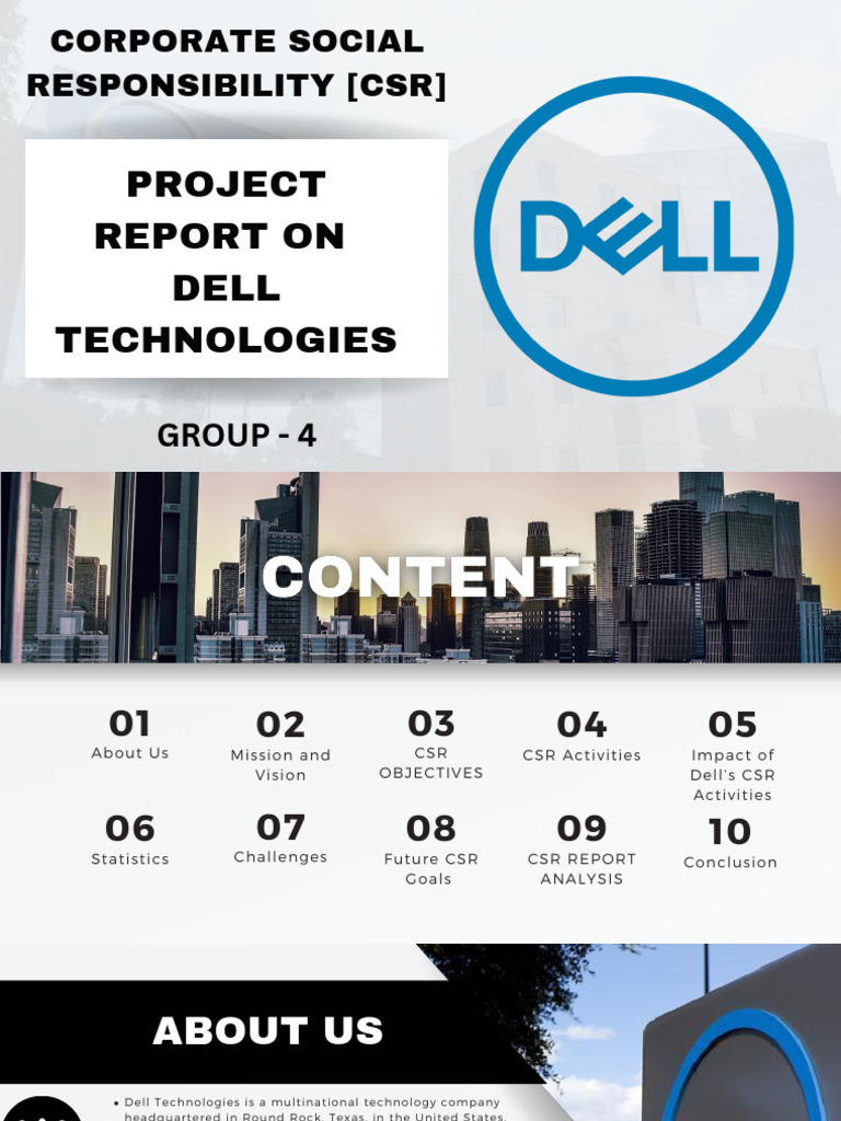 Dell Technologies CSR Strategy Overview | PDF | Corporate Social ...