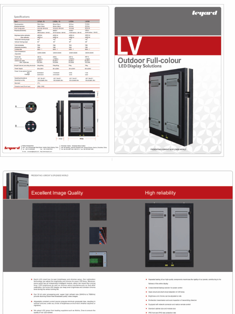 LV Outdoor Brochure | PDF