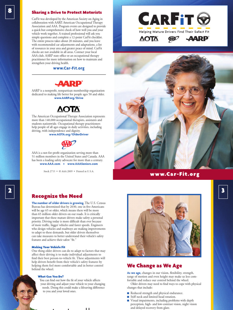 Carfit-Brochure-2009 | PDF | Motor Vehicle | Transport